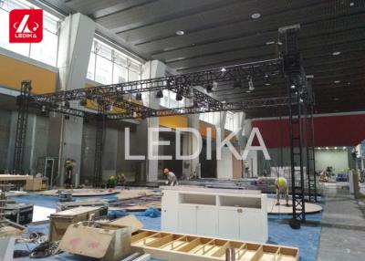 Cina Capriata di alluminio della spina di 1 - 4 tester / sistemi all'aperto del tetto della capriata leggera della scatola della fase in vendita