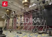 China Flexible Layer Truss ,Aluminium Slab Form Lighting Scaffolding For Line Array for sale