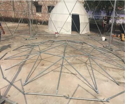 Cina Tenda di alluminio della struttura della cupola bianca con il trattamento di superficie di ossidazione in vendita
