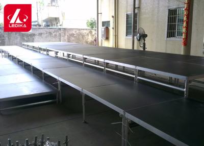 Cina Fase portatile di alluminio regolabile 4*8ft H 0.4-1.2m del compensato in vendita