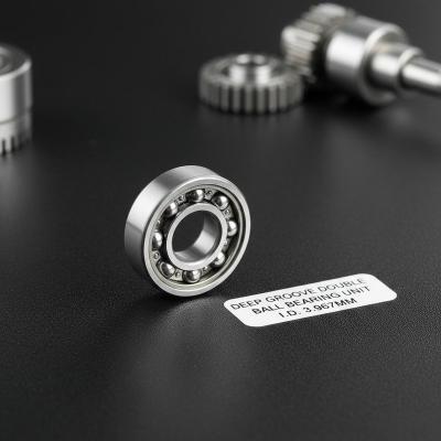 China Deep Groove Double Row Ball Bearing Unit Featuring Inner Diameter 3.967 Mm Ideal for Precision Mechanical Equipment for sale
