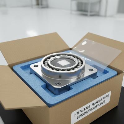 China Oem Package Flanged Mounted Bearing Precision Engineered Suitable Semiconductor Manufacturing Equipment for sale