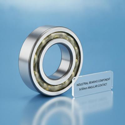 China Width 9mm to 50mm Single Row Angular Contact Bearing Component Featuring Grease or Oil Lubrication Suitable for Machinery for sale