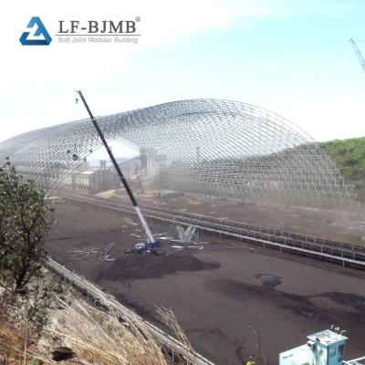 China Long Span Steel Coal Storage Shed Space Grid Frame Structures Dry Coal Shed for sale