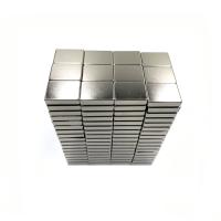 China Rectangular Flat Bar Neodymium Magnets 30SH-45SH ISO14001 Certified for sale