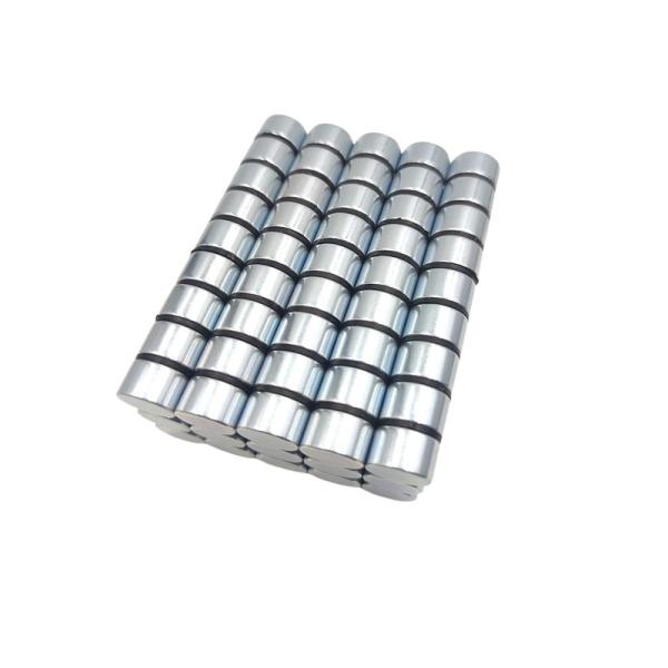 Quality Sintered Rare Earth Magnets Neodymium Disc Magnets N48 With Zinc Coating for sale
