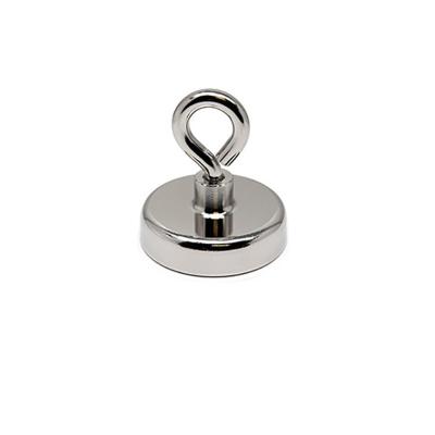 Cina Magnete per occhi di neodimio rivestito di nichel Magnete da pesca a doppio lato in vendita