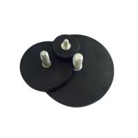 China Rubber Shielded Threaded Neodymium Magnets Custom Anti Scratch Mount for sale