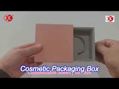 high end cosmetic packaging box with sophisticated design elements and robust
