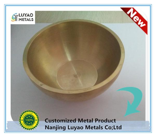 Quality Brass Metal Spinning Parts Custom Per RFQ With CNC Machining for sale