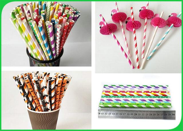 Width 14mm Food Grade White Kraft Paper Roll For Making Drinking Straws