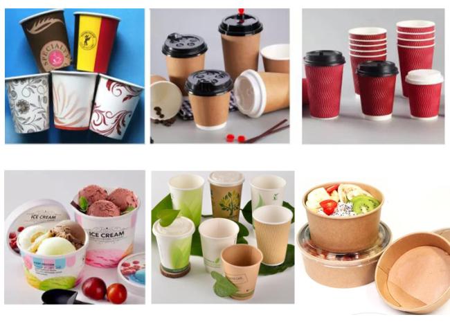 Biodegradable 160GSM + 10GSM PE Laminated Paper For Single Wall Paper Cup
