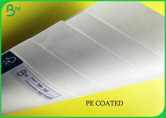 Food Grade PE Coated Paper Waterproof 160g 200g 250g 300g For Muffin Cup