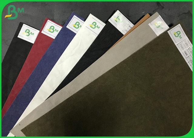 Eco Friendly Washable Kraft Paper Roll 0.55mm 0.7mm 0.8mm With Metal Color