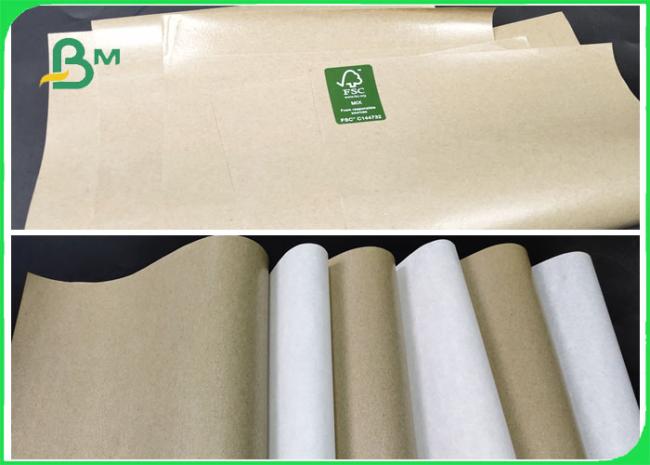 Composite Sealing  Craft Paper With Polythene Coated Different Grammage Customized