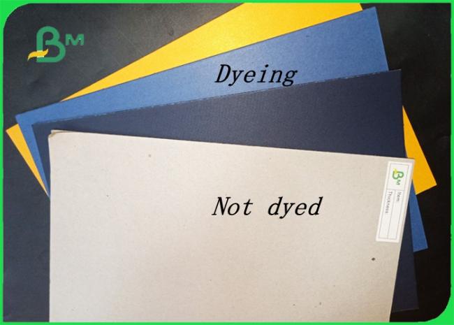 100% Recycled Pulp Color Customized 0.17mm Grey Board For Packing