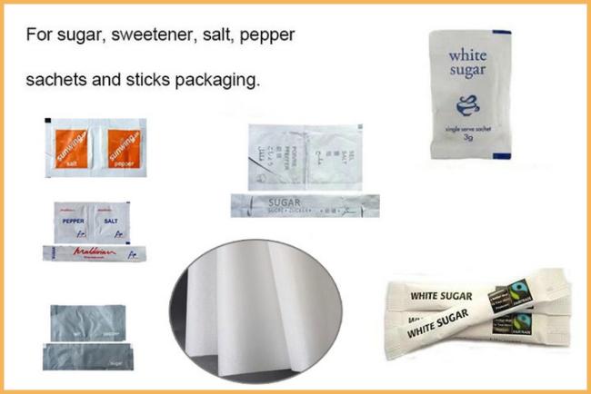 C1S White 40gsm 50gsm One Side Coated Paper For Sugar Package 100% Food Safe