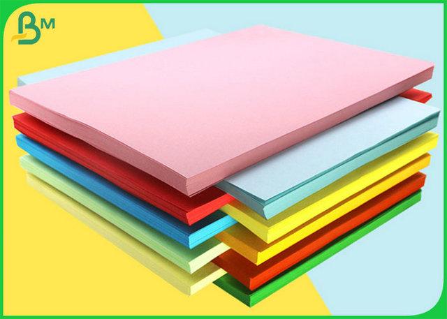 80GSM Red Color Green Color Uncoated Woodfree Paper For DIY Origami