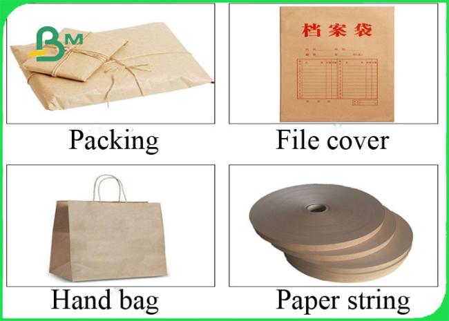 Amichevole eco- naturale di Rolls della carta kraft Di colore del FSC 80g 250gsm 350gsm Brown