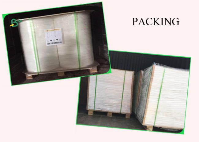 PE를 가진 160GSM Kraft 종이에 FDA 40는 포장 닭 Rolls를 위해 1개의 측 입혔습니다