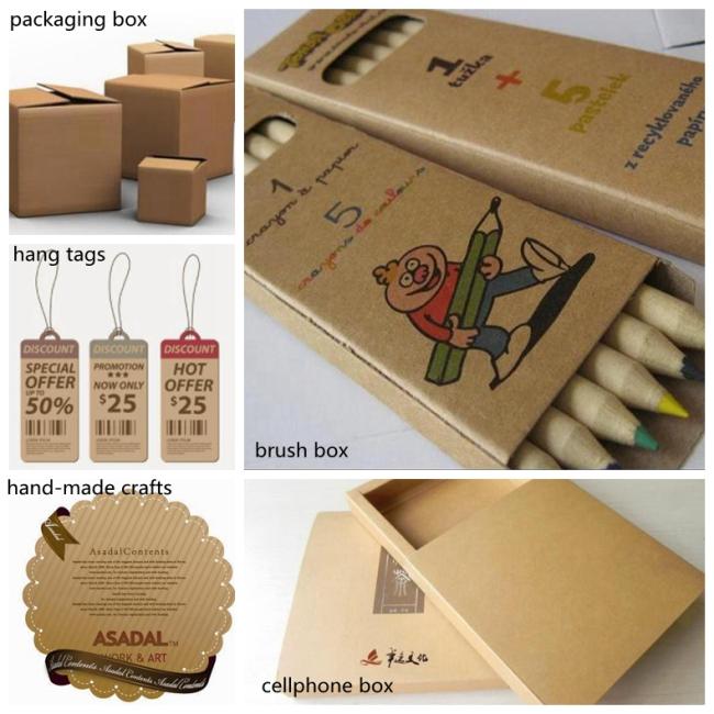 FSC recycled kraft liner board 160gsm 200gsm in sheet for packaging
