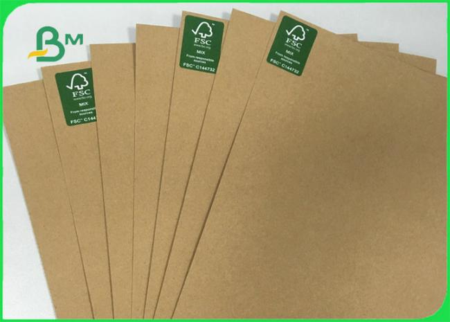 110 to 220gsm Recycled Kraft Liner Board Paper Sheet for Packaging FDA FSC
