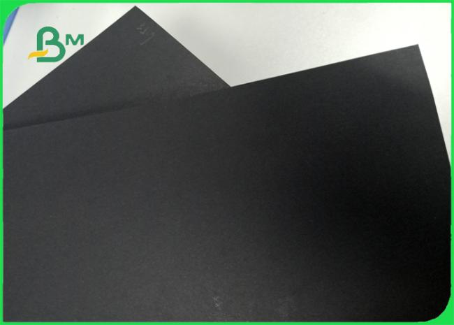 Recycle pulp 300 - 400gsm Good pull stiffness black hard paperboard for desk calendar