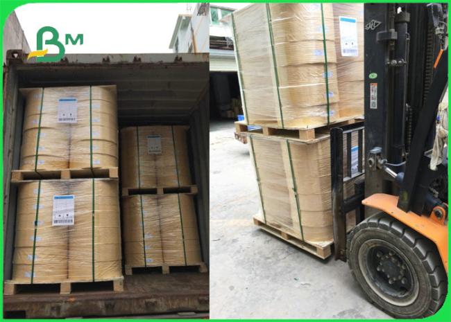 FSC Approved 14mm 15mm Slitted Paper For Food Grade Paper Straw 100% Compostable