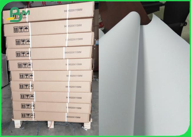24" x 150ft Plotter Paper Rolls Uncoated White Bond Engineering Paper 2" core