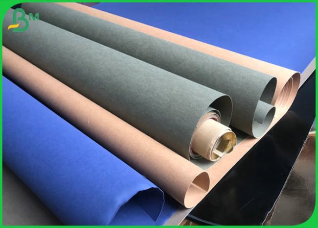 0.55 MM Fabric Material Untearable Washable Kraft Paper roll for making tote bag
