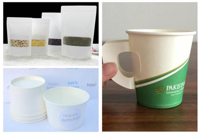 Food Grade Single PE Coated Paper For Food Packing Grease Proof Customized
