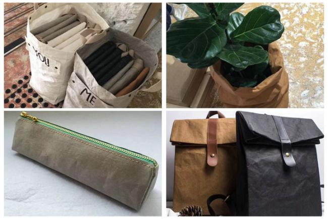 DIY Material Colorful Washable Kraft Paper Fabric Rolls For Backpack Customized
