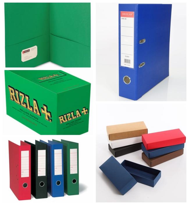 1.4mm Blue Lacquered Finish Waterproof Cardboard Sheet for A4 document holder