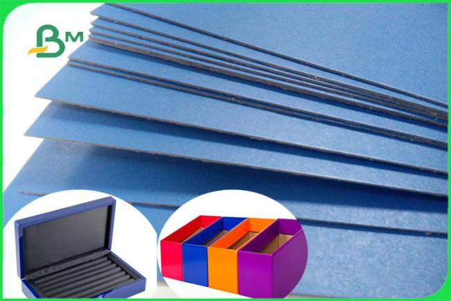 Lacquered Finish Glossy Blue Cardboard For Gift Box File Folders 720 x 1020mm
