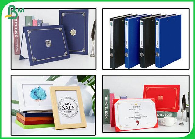 2.0MM FSC Certification Glossy Vanish Blue Color Paper Board