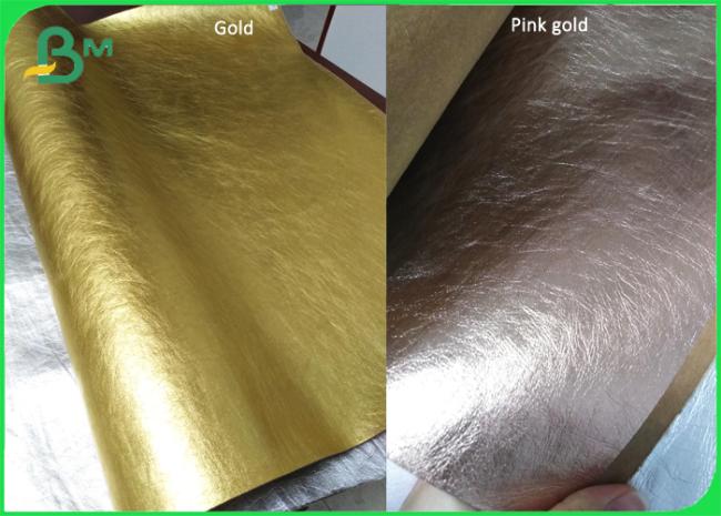 Il tessuto naturale più molle corrugato 100m della carta kraft Per rotolo 0.55mm per DIY insacca