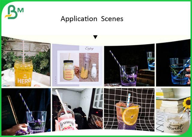 60g Degradable Colour Slit Paper Roll With 3 Inch Core Radius