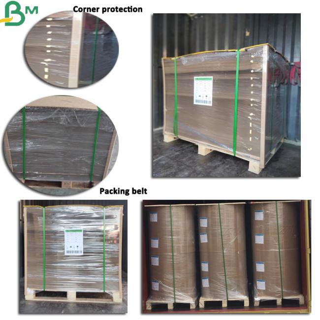 Brown kraft paper coated with PE 80gsm + 15gpe Single Side Coated