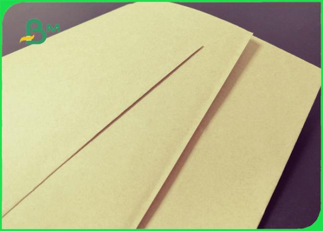  70gsm Brown Bamboo Fiber Kraft Wrapping Paper Roll For Envelope Eco - friendly