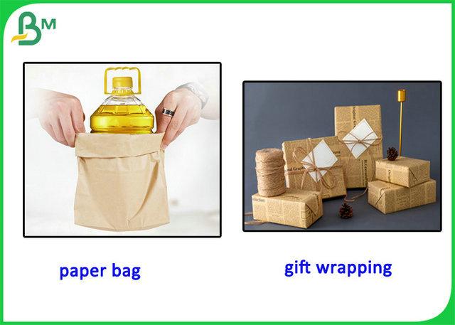 100% Biodegradable Bamboo Pulp Kraft Paper For Flower Wrapping 