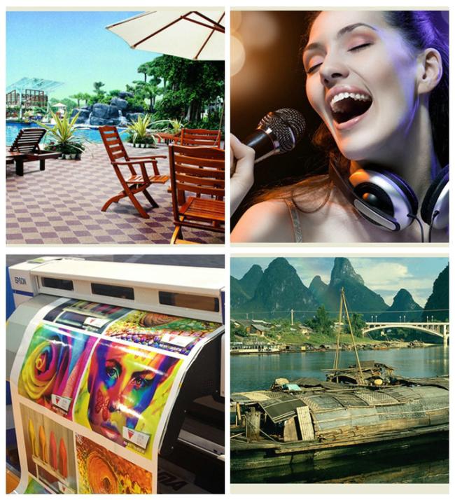  Large Format 120g Eco Solvent Adhesive Paper Roll For Posters 50