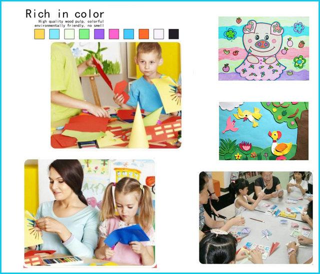 180gsm 220gsm Color Bristol Paper For Stationery Excellent Smoothness 60 * 90cm