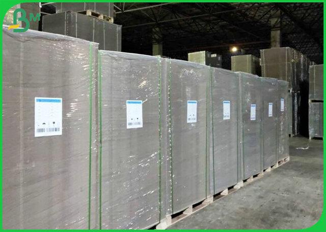 Uncoated 2mm Grey Hard Board Recycled Pulp High Stiffness For Making Gift Box