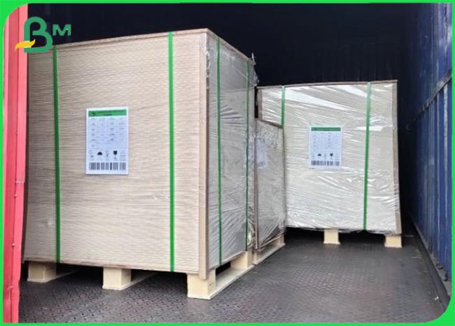 Folding Resistance 200gsm 365gsm Food Grade White Coated Kraft Paper For Making Fries Box