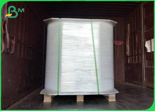 27mm White brown Kraft Wrapping Paper For Straw Packing 24g 28g 