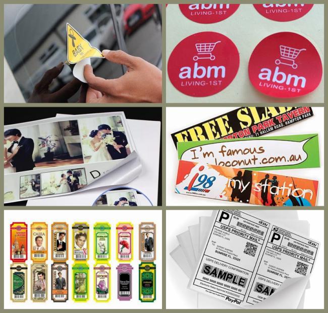 High Gloss Mirror Coated Paper 80gsm with White Bottom Sticker Paper