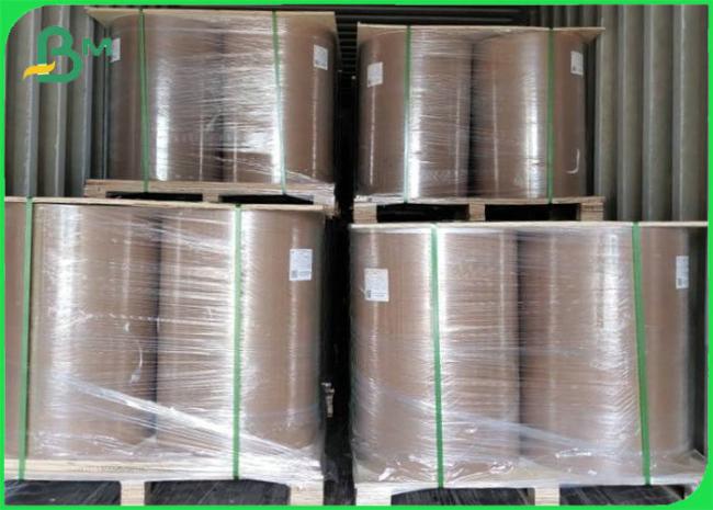 Wood Pulp 300g Double - sided Black Cardboard For CD Box 787mm Roll