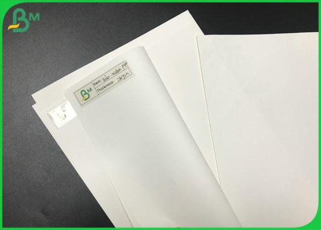 Waterproof 300um 350um Thick PP Coated Matte White Polypropylene Synthetic Paper 