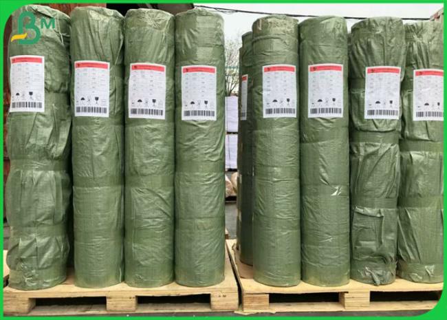 Metallic Surface Glossy Colorful Washable Kraft Paper Roll 0.55mm Thick