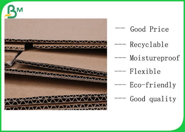 Moisture Resistant 2 layers Corrugated Fiberboard Of 48inch Width